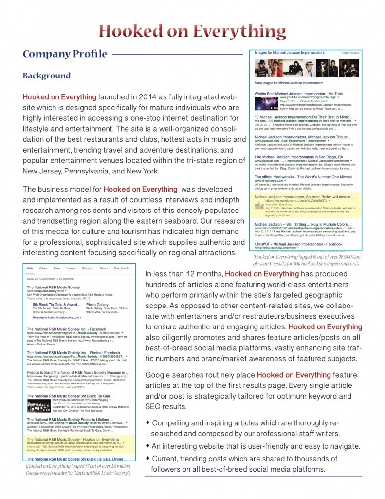 Hooked On Everything Company Profile - Hooked On Everything